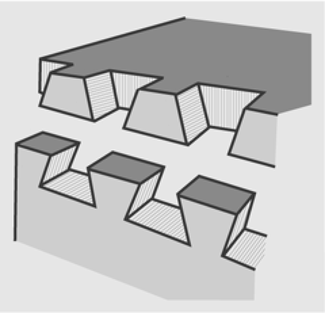 Assemblage en queues d'aronde