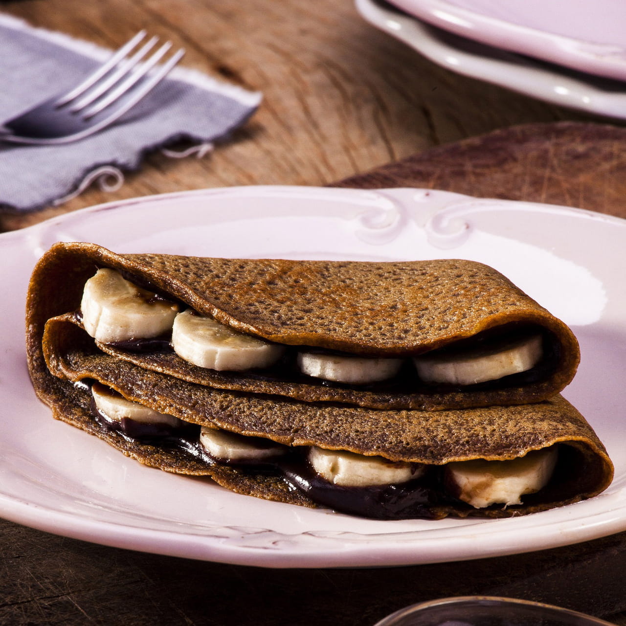 Crepe de café com banana e creme de chocolate - A revista da mulher