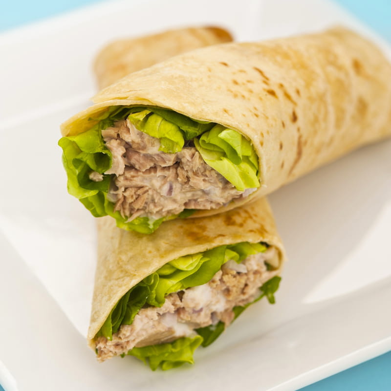 Wrap de atum e abacate - A revista da mulher
